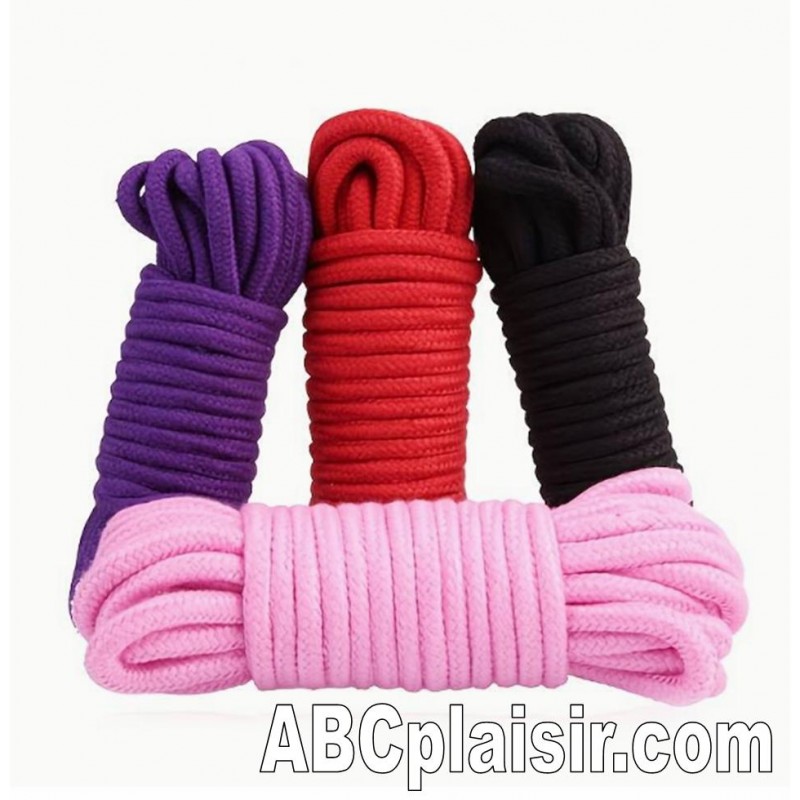purple shibari rope